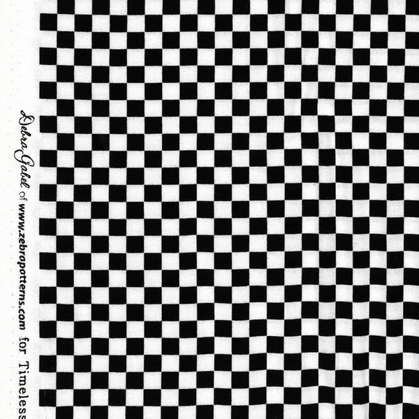 Checkerboard fabric - 1/4" check - 100% cotton - race car checkered fl ...